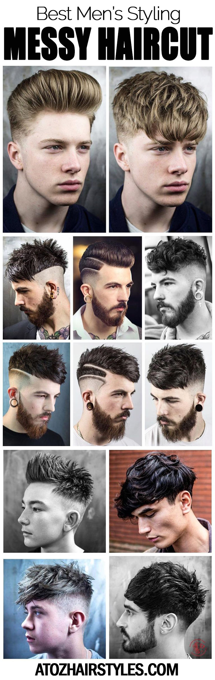 20 Best Messy Haircuts for Men: How to Have Messy Hair? - AtoZ Hairstyles