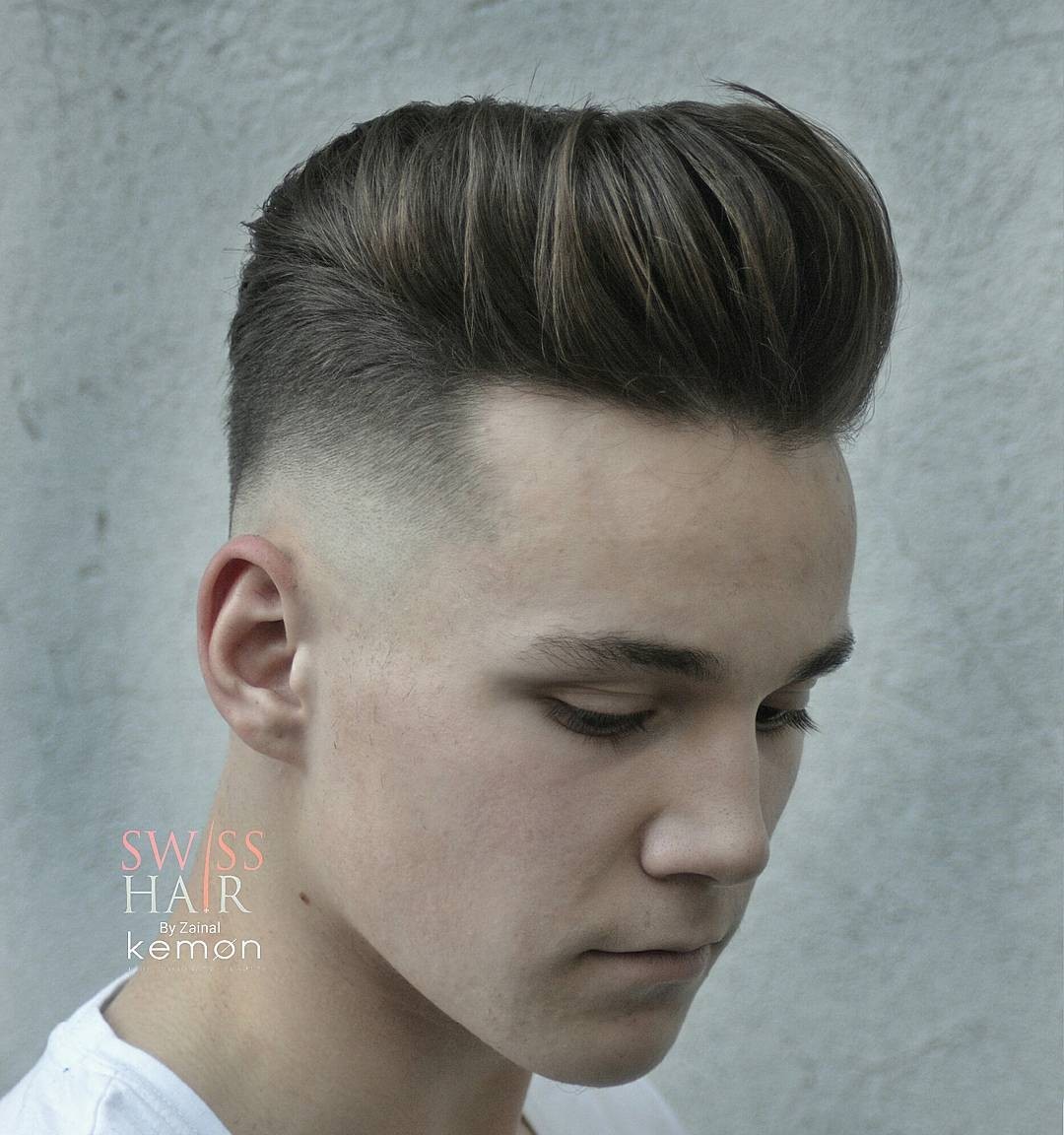 20 Best Pompadour Fade Haircut :: What is it and How to Style - AtoZ ...